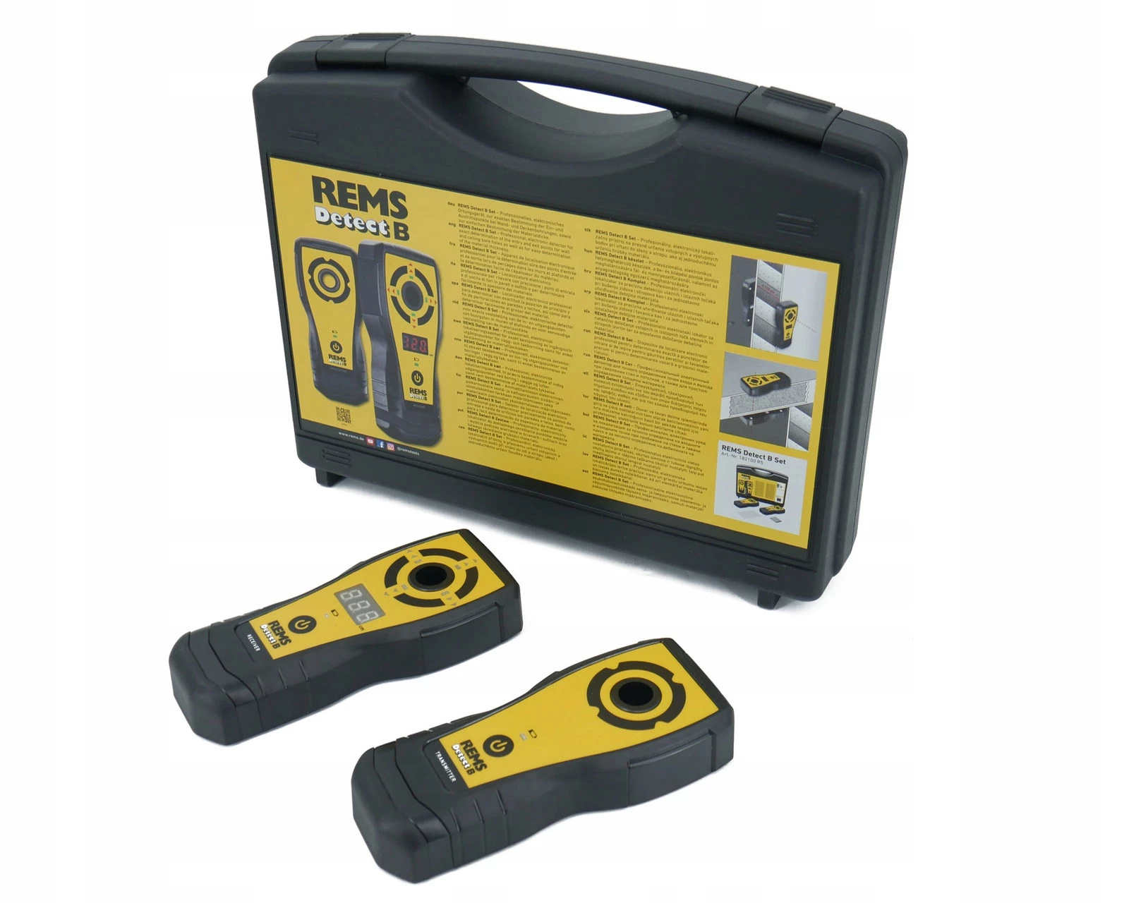 Profesjonalny detektor lokalizator do wiercenia REMS Detect B Set do ...